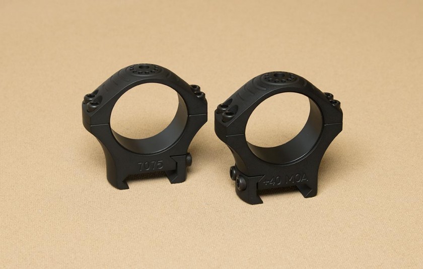 20MOA Grade 5 Titanium Scope Rings Polished - Greystone Guns Christchurch
